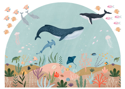 Deep Sea Removable Decals – Dino Raw