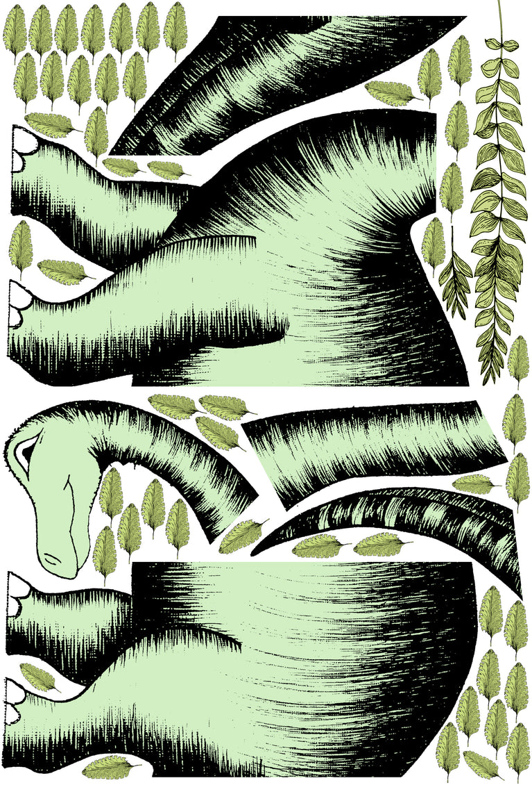 Decals GIANT Brontosaurus – Dino Raw