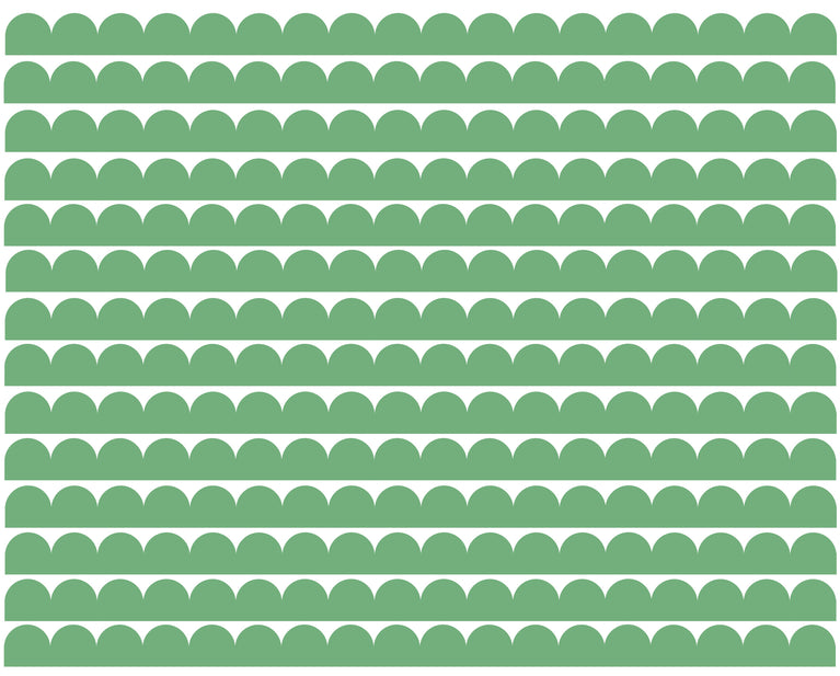 Decals Scalloped Border - All Colours - Single Borders & Bulk Packs ...